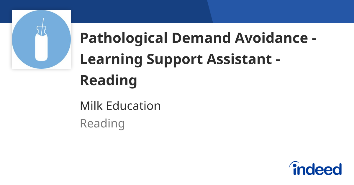 Pathological Demand Avoidance - Learning Support Assistant - Reading ...