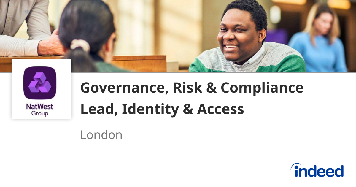 Governance, Risk & Compliance Lead, Identity & Access Management ...
