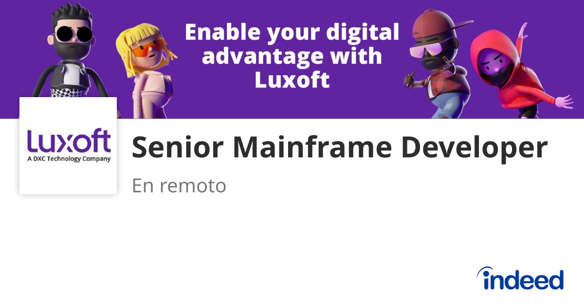 Senior Mainframe Developer - En remoto - Indeed.com