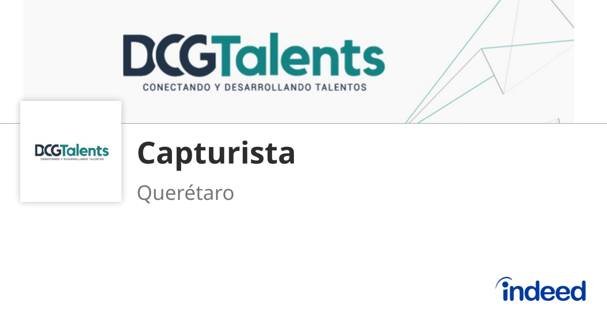 Capturista - Querétaro, Qro. - Indeed.com