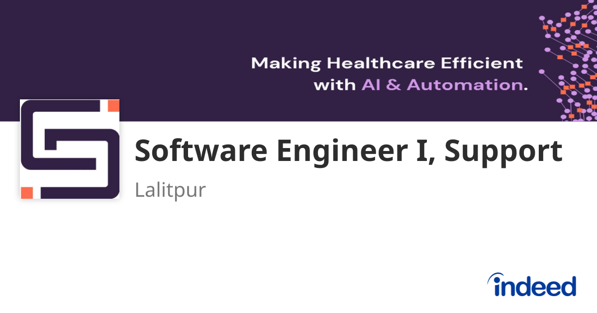 Software Engineer I, Support - Lalitpur, Uttar Pradesh - Indeed.com