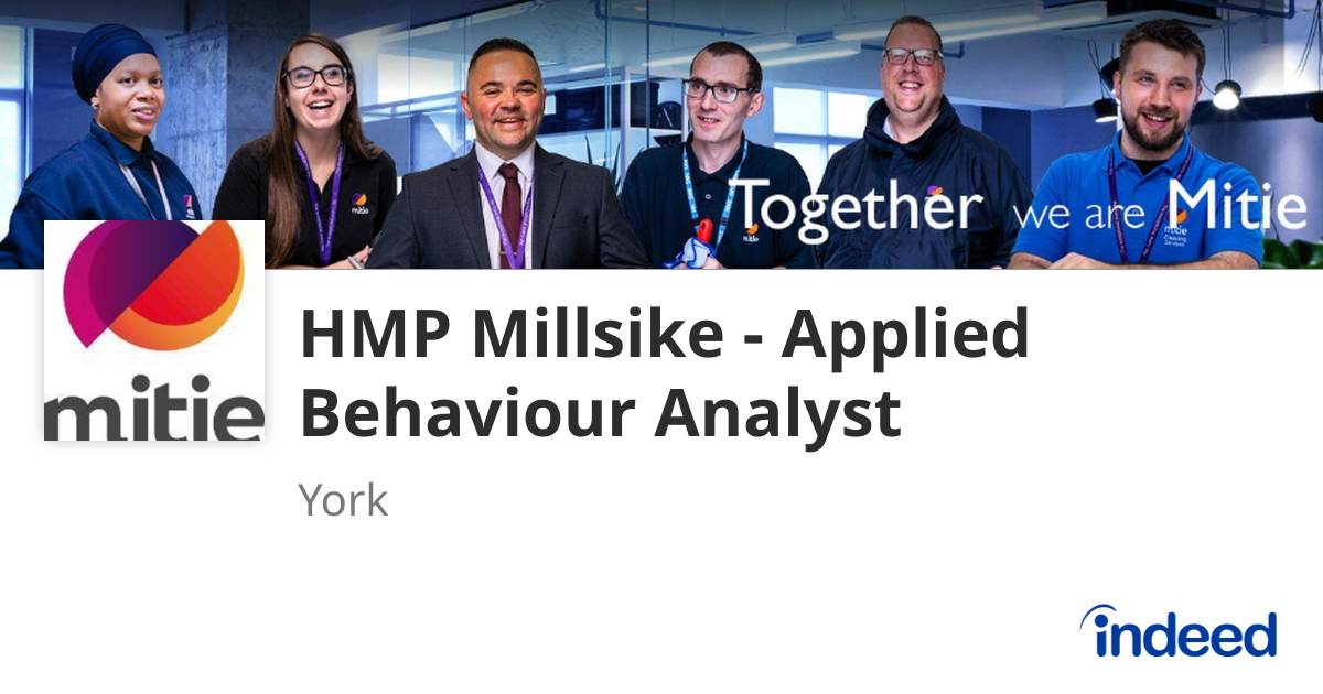 HMP Millsike - Applied Behaviour Analyst - York YO41 - Indeed.com
