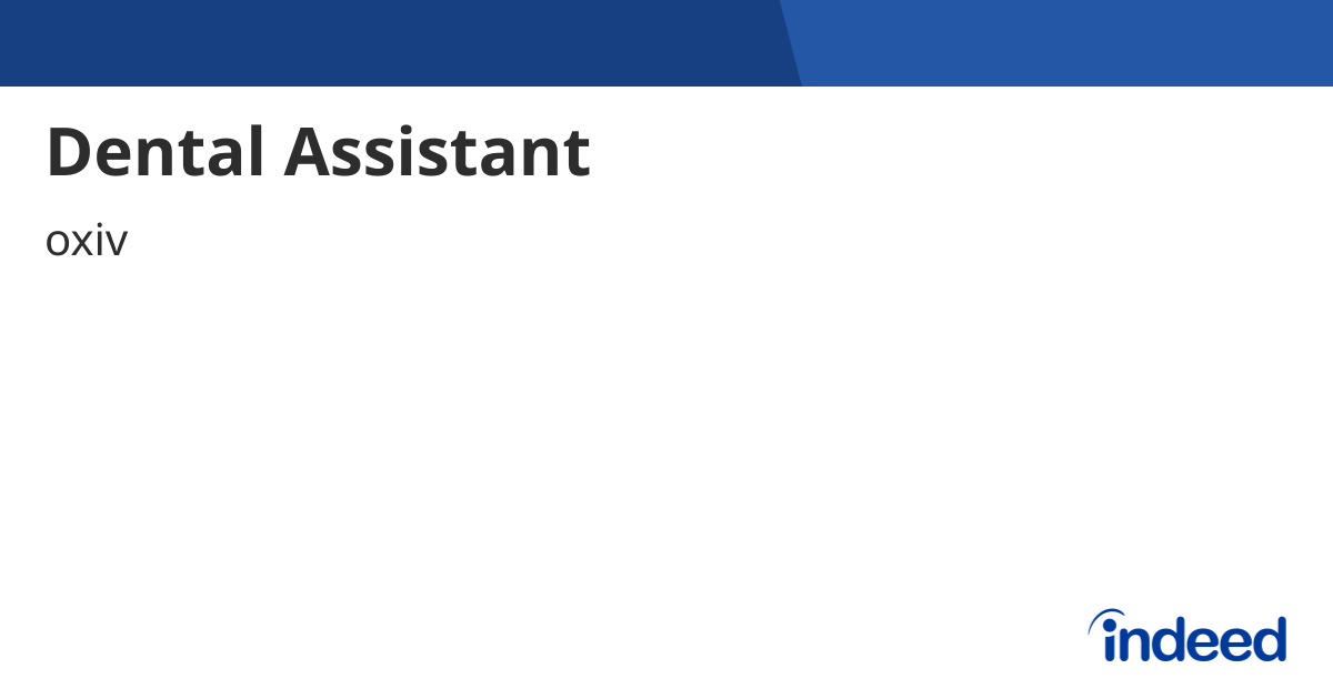 Dental Assistant - Kukatpally, Hyderabad, Telangana - Indeed.com