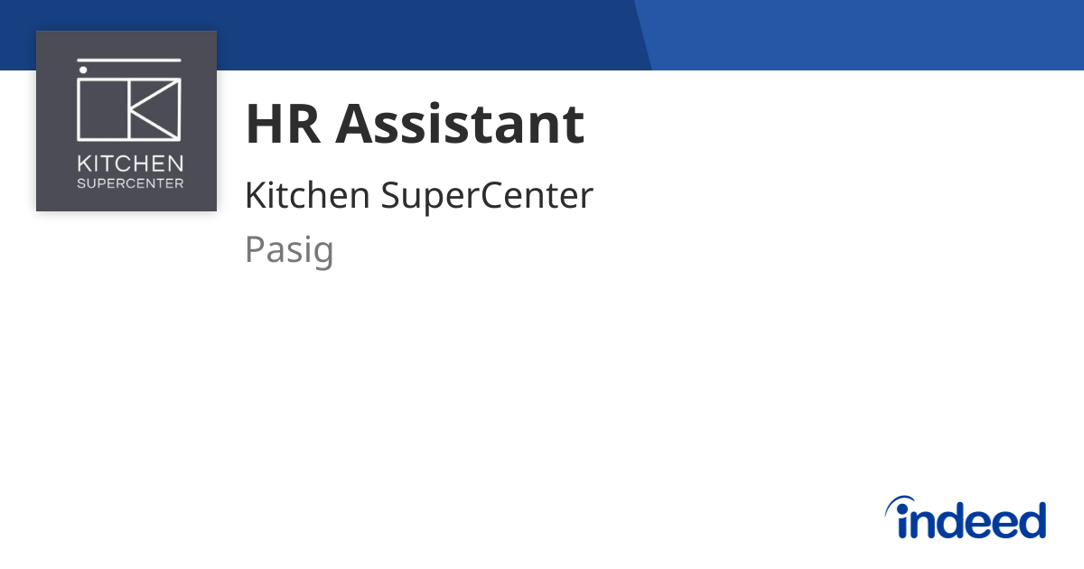 HR Assistant - Pasig - Indeed.com