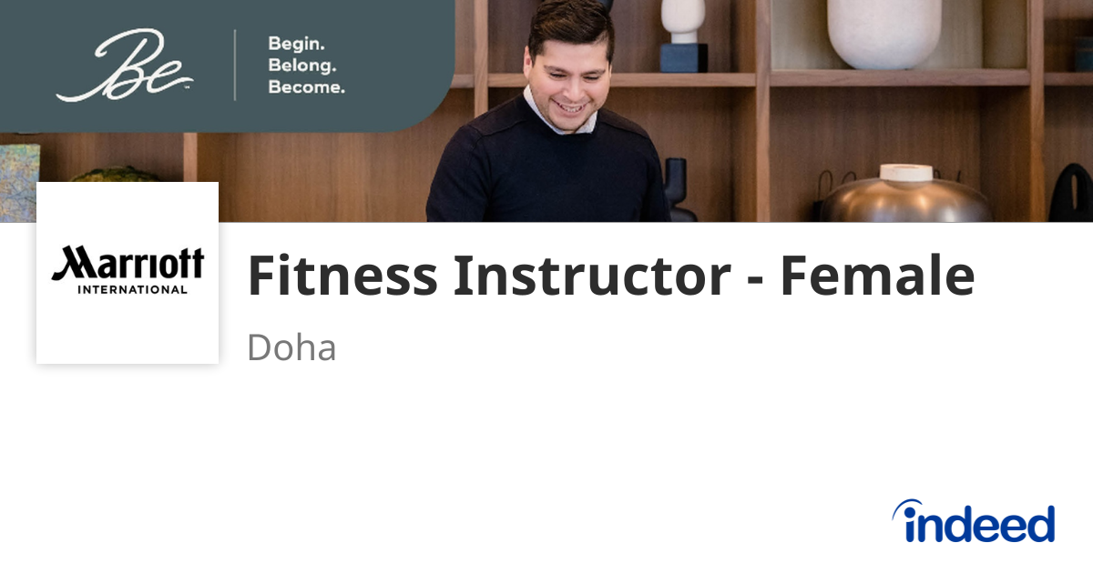 Fitness Instructor - Female - Doha - Indeed.com