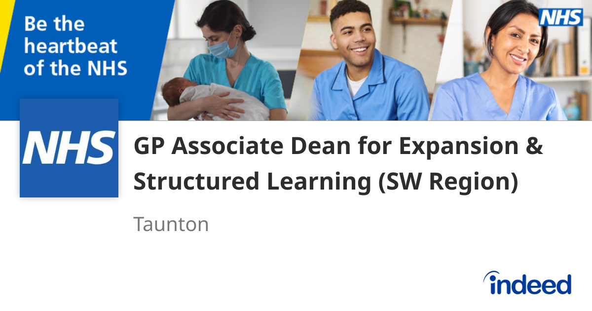 GP Associate Dean for Expansion & Structured Learning (SW Region ...