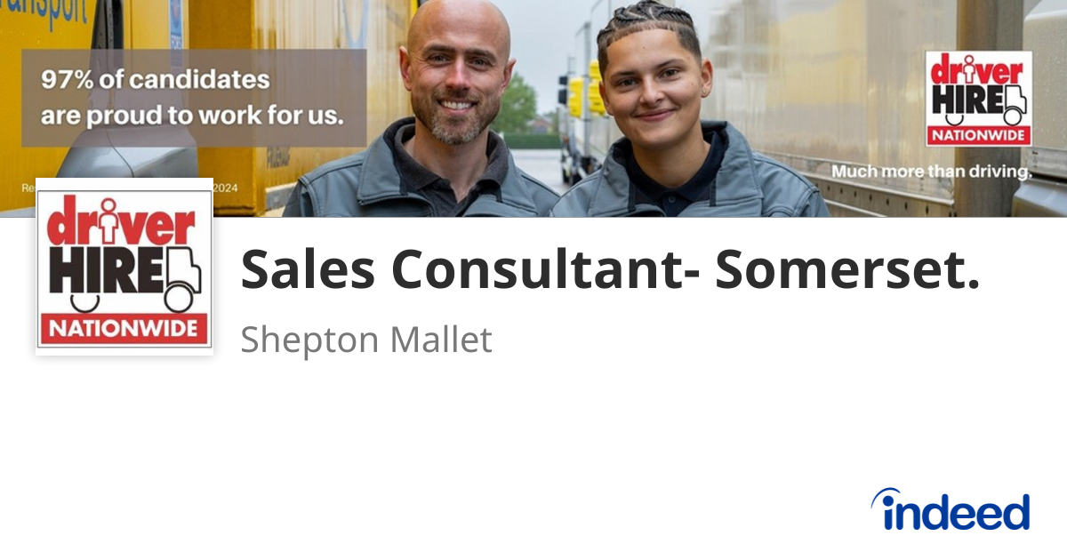Sales Consultant- Somerset. - Bath - Indeed.com
