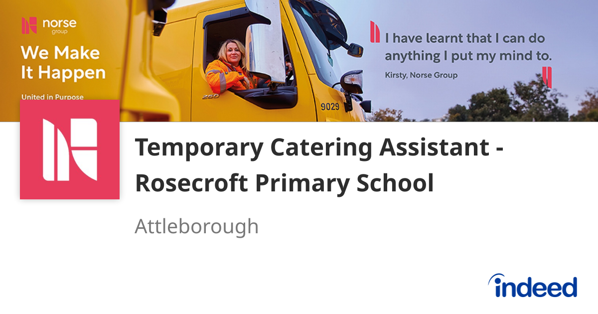 Temporary Catering Assistant - Rosecroft Primary School - Attleborough ...
