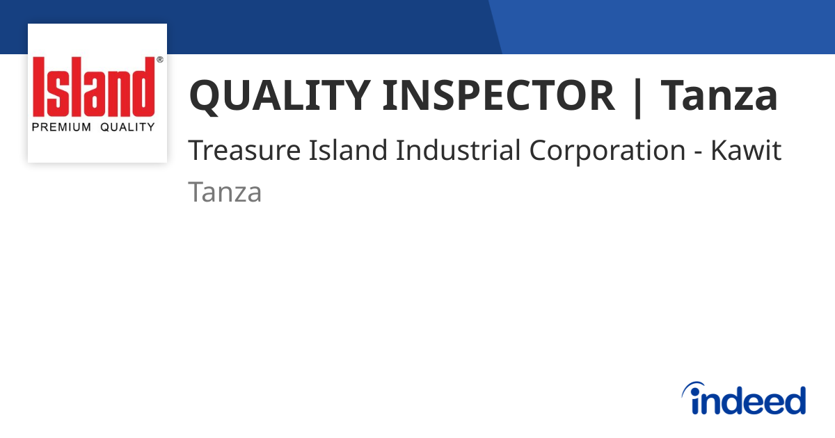 QUALITY INSPECTOR | Tanza - Tanza - Indeed.com