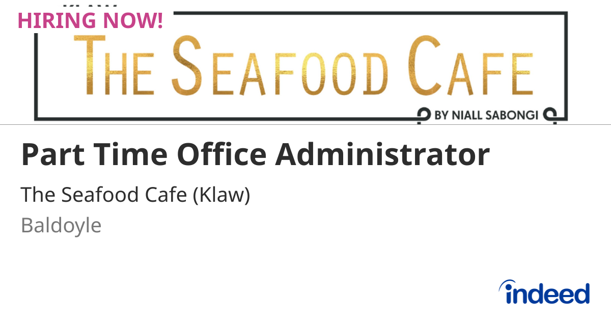 Part Time Office Administrator - Baldoyle, County Dublin - Indeed.com
