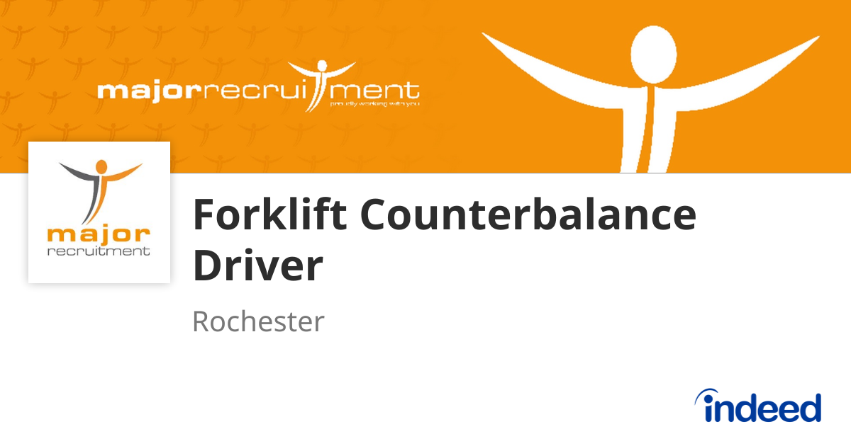 Forklift Counterbalance Driver - Rochester - Indeed.com