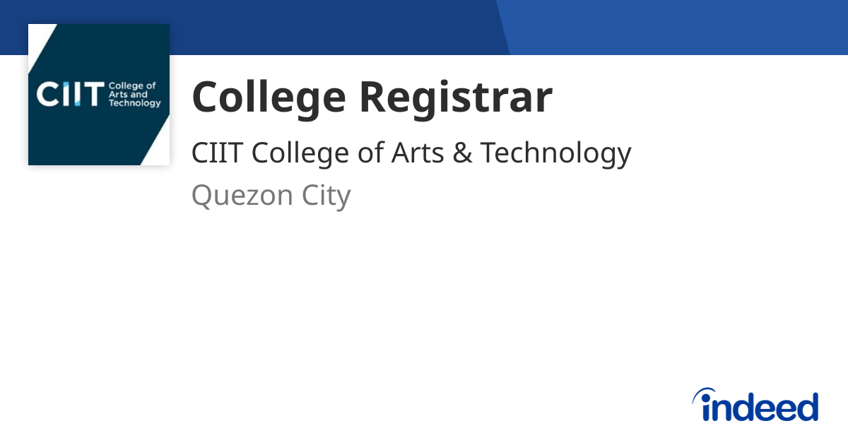 Records Officer - Quezon City - Indeed.com