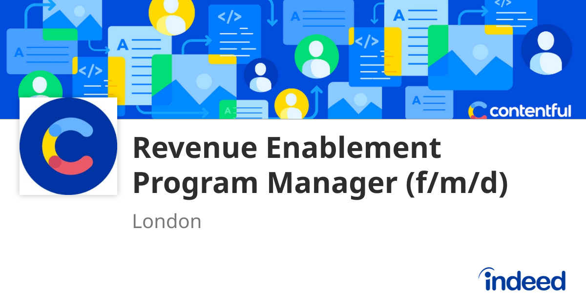Field Enablement Program Manager (f/m/d) - London - Indeed.com