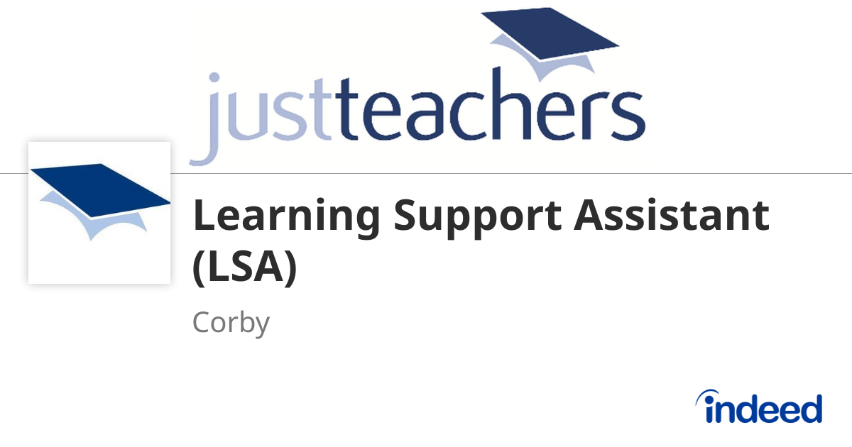 Learning Support Assistant (LSA) - Corby - Indeed.com