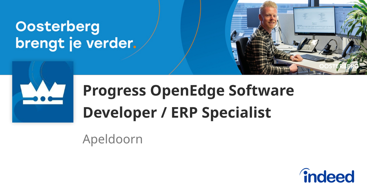 Progress OpenEdge Software Developer / ERP Specialist - Apeldoorn ...
