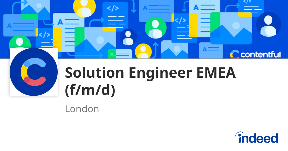 Solution Engineer EMEA (f/m/d) - London - Indeed.com