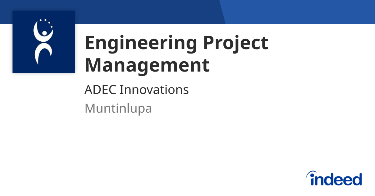 Engineering Project Management - Muntinlupa - Indeed.com