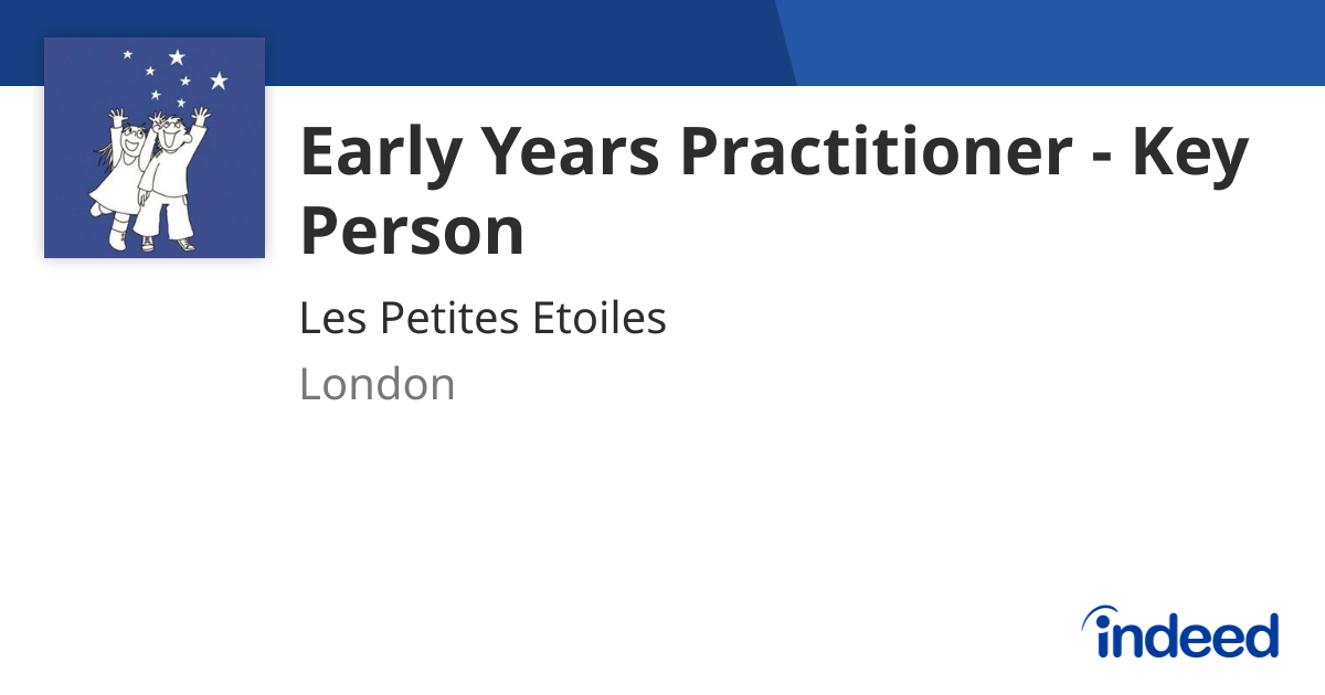 Early Years Practitioner - Key Person - London N4 4AP - Indeed.com