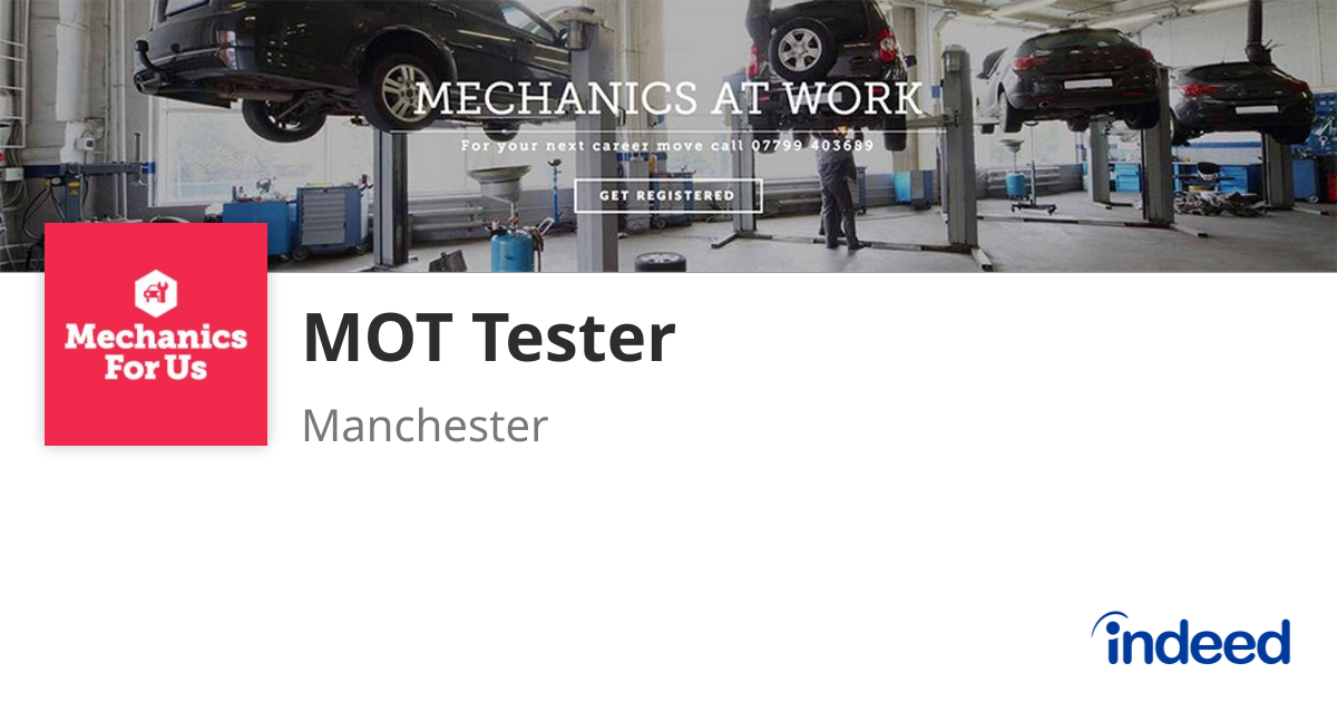 MOT Tester - Manchester - Indeed.com