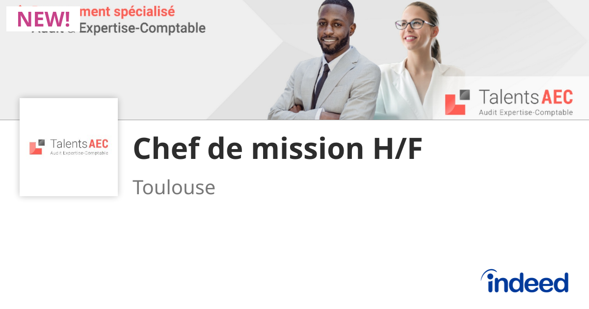 Chef de mission H/F - Toulouse (31) - Indeed.com