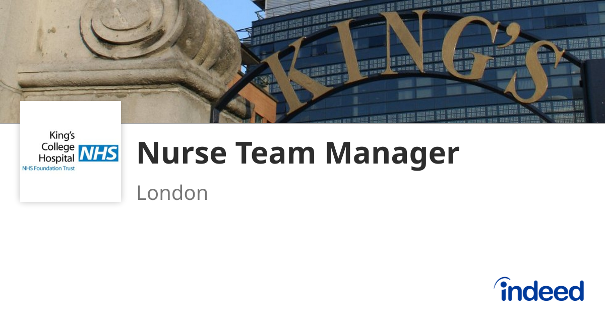 Nurse Team Manager - London BR6 9JU - Indeed.com