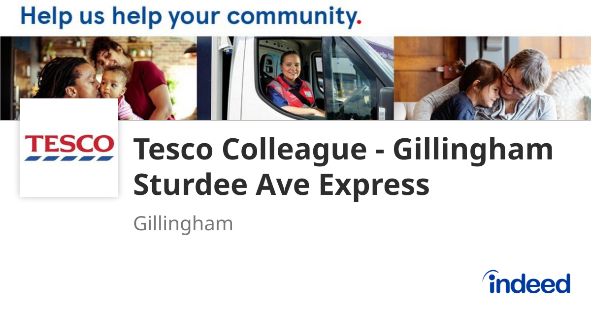 Tesco Colleague - Gillingham Sturdee Ave Express - Gillingham ME7 2HN ...