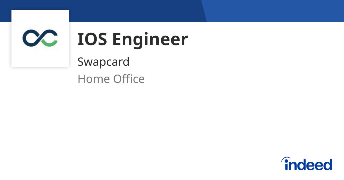 IOS Engineer - Home Office - Indeed.com