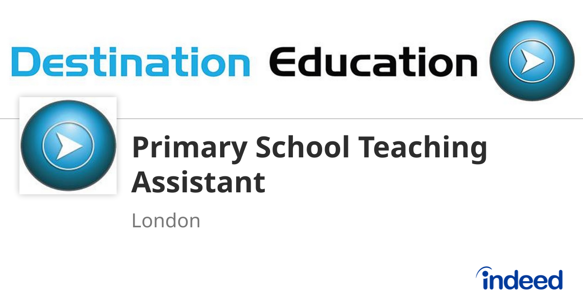 Primary School Teaching Assistant - London - Indeed.com