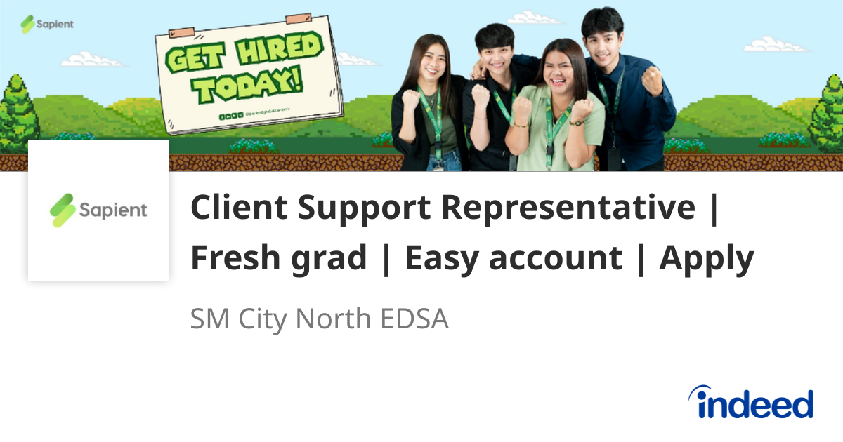 Client Support Representative | Fresh grad | Easy account | Apply now ...