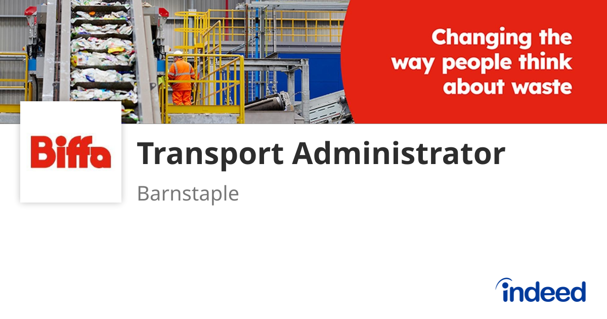 Transport Administrator - Barnstaple - Indeed.com