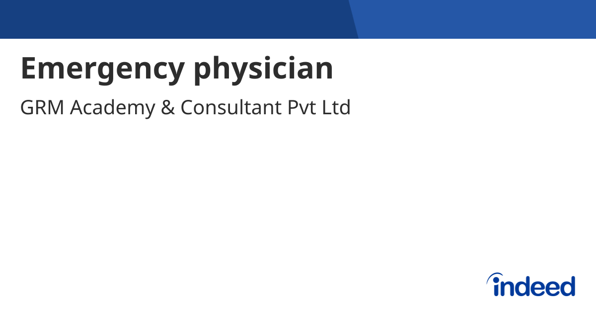 ICU doctors - Chennai, Tamil Nadu - Indeed.com