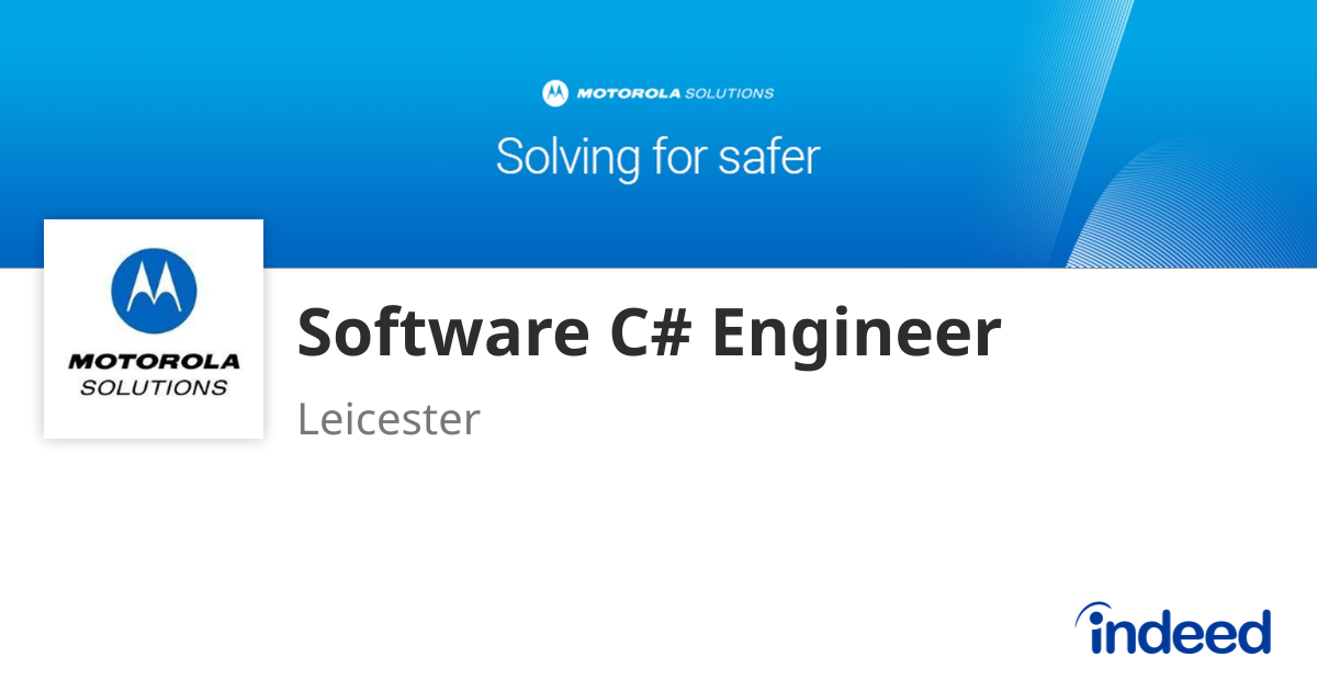 Software C# Engineer - Leicester - Indeed.com