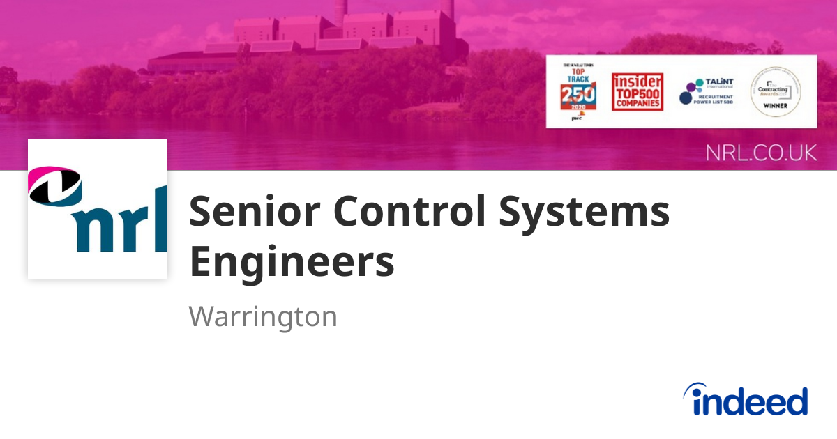 Senior Control Systems Engineers - Warrington - Indeed.com