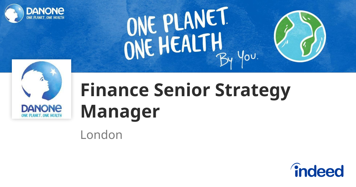 Finance Senior Strategy Manager - London - Indeed.com