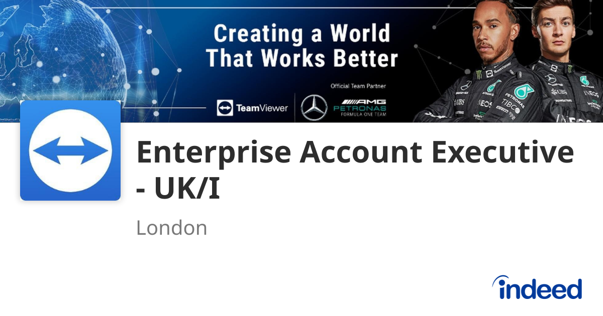 Enterprise Account Executive - UK/I - London EC2M - Indeed.com