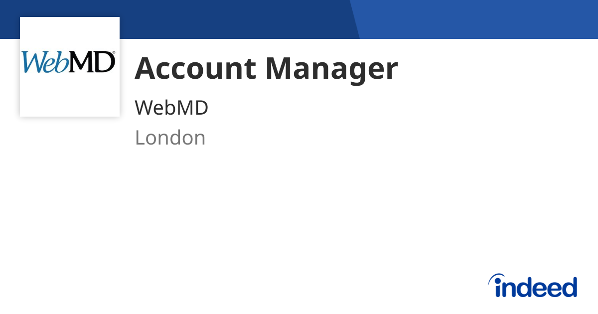 Account Manager - London W1W 8AJ - Indeed.com