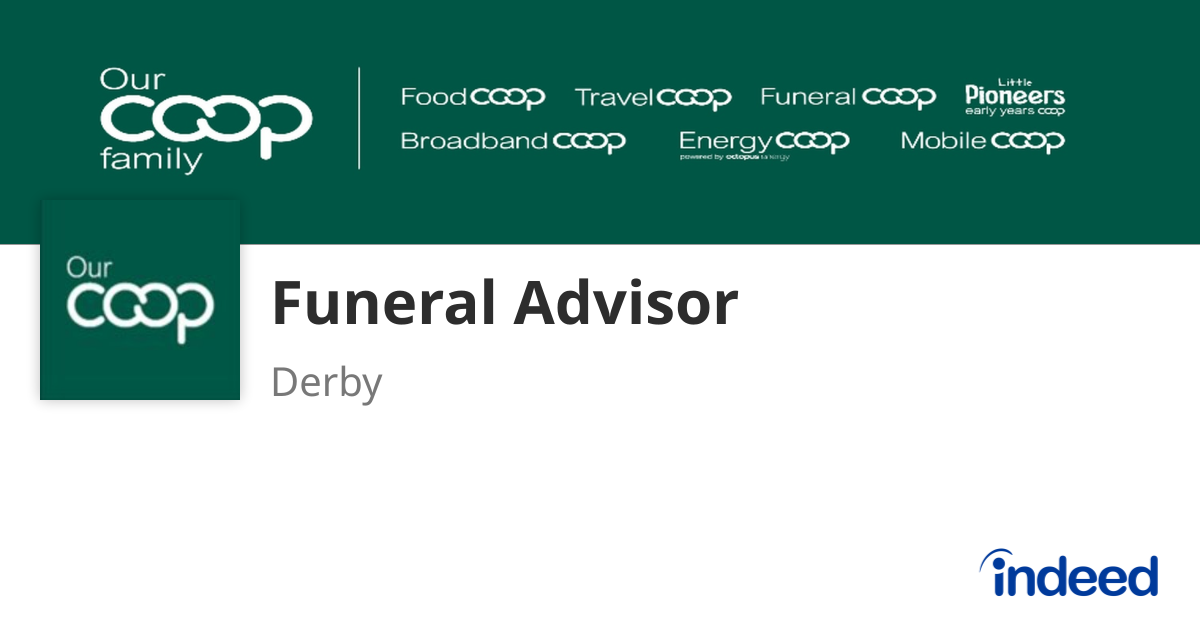 Funeral Advisor - Derby DE1 2GH - Indeed.com