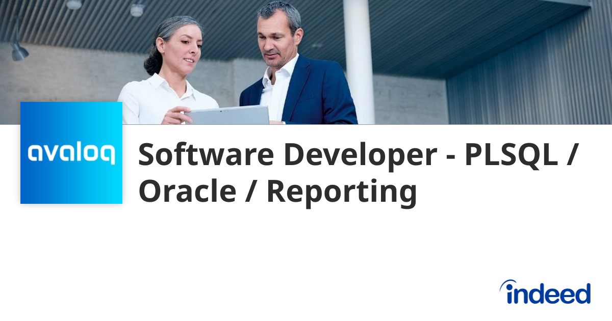 Software Developer - PLSQL / Oracle / Reporting - Pune, Maharashtra - Indeed.com