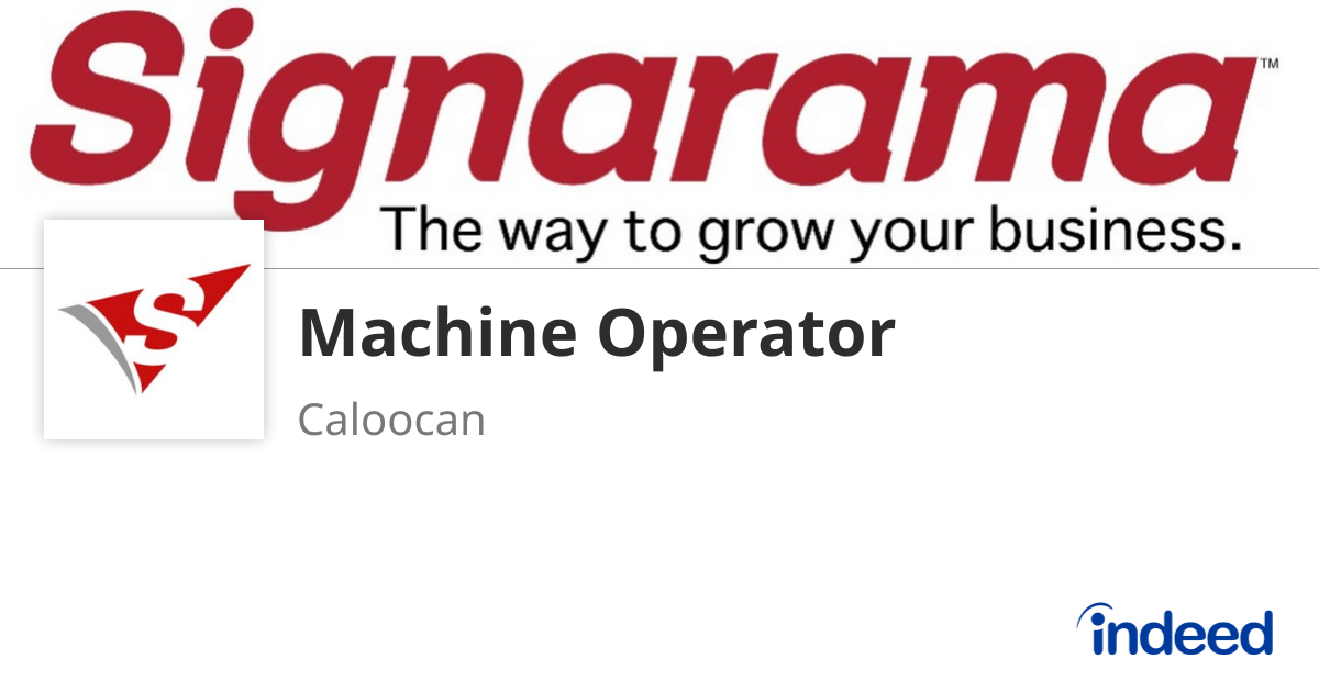 CNC ROUTER MACHINE OPERATOR - Caloocan - Indeed.com