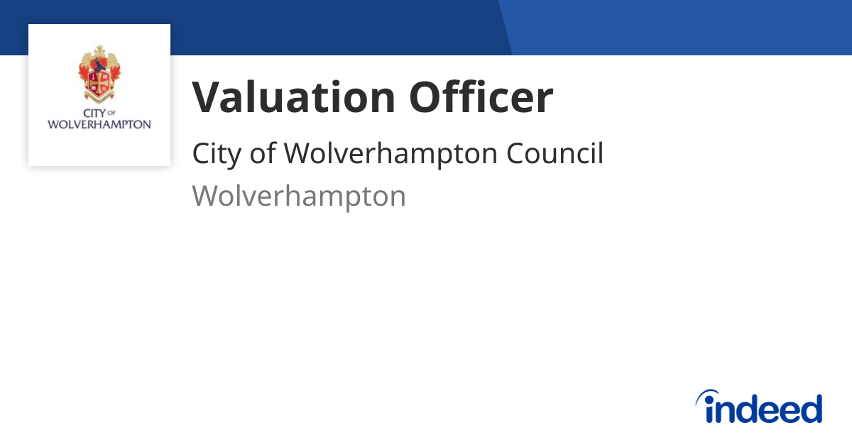 Valuation Officer - Wolverhampton WV1 - Indeed.com