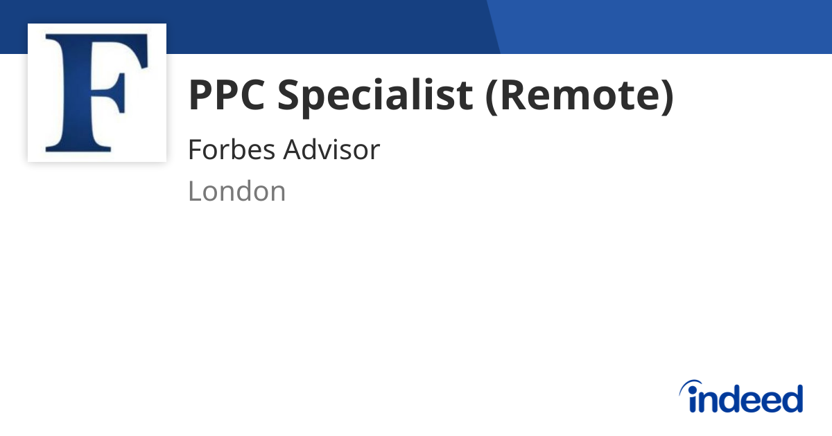 PPC Specialist (Remote) - London - Indeed.com
