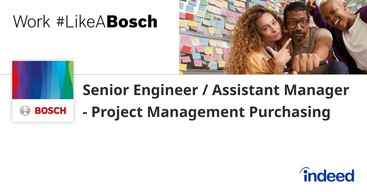 Senior Engineer / Assistant Manager - Project Management Purchasing M/PPE-AM7 - Bengaluru ...