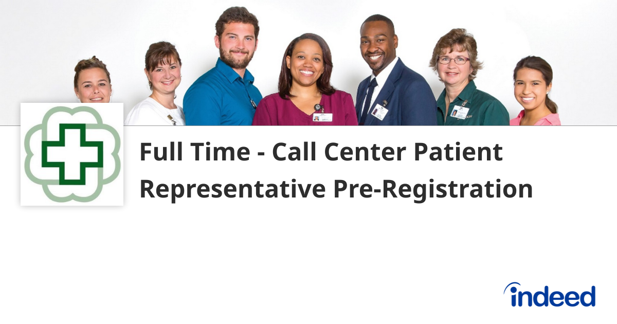 Full Time - Call Center Patient Representative - Michigan - Indeed.com