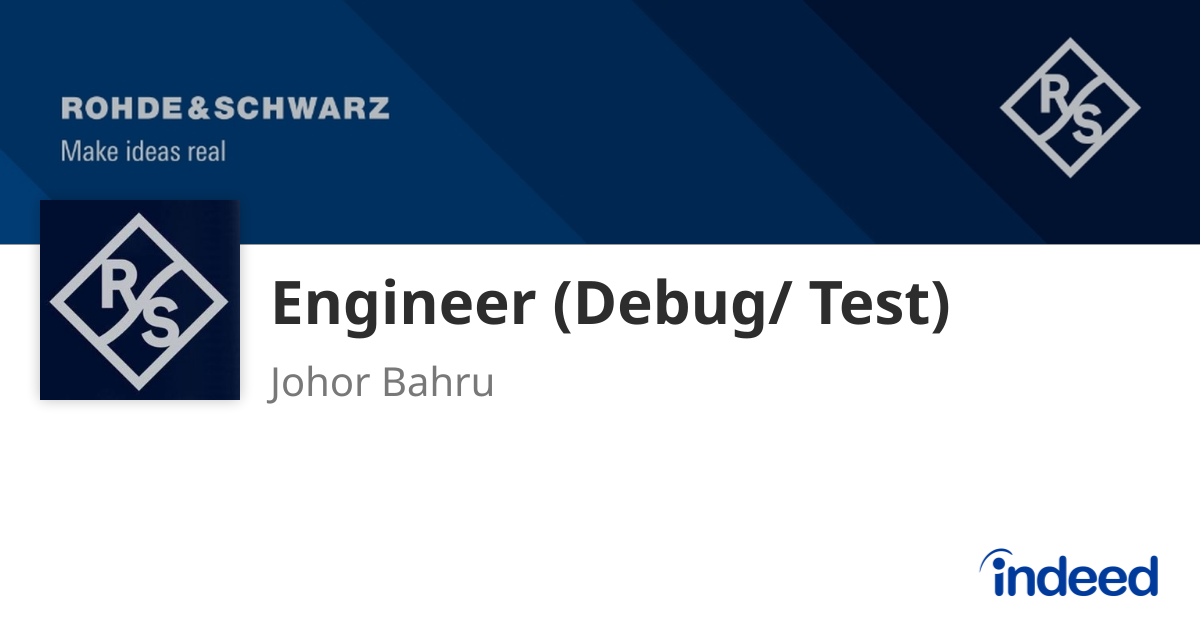 Engineer (Debug/ Test) - Johor Bahru - Indeed.com