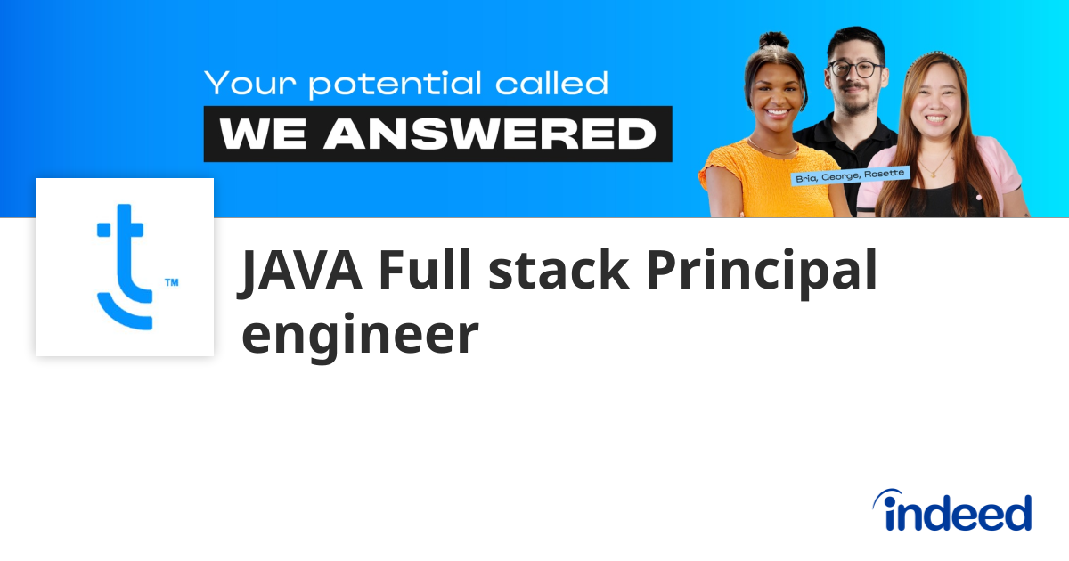 JAVA Full stake Principal engineer - Hyderabad, Telangana - Indeed.com