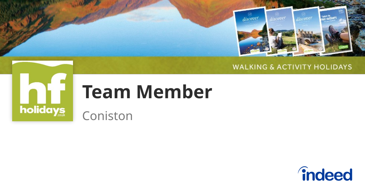 Team Member - Coniston LA21 8AQ - Indeed.com