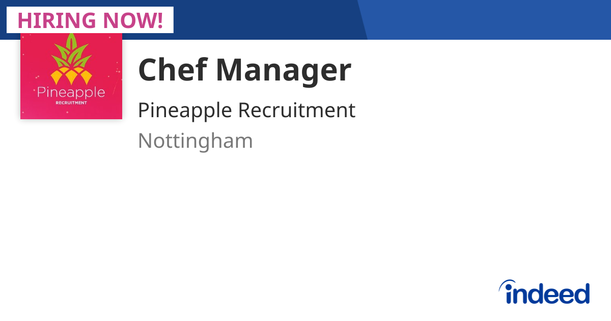 Chef Manager - Nottingham NG11 - Indeed.com