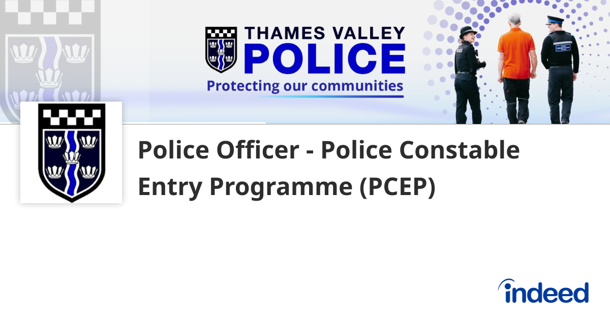 Police Officer - Police Constable Entry Programme (PCEP) - Berkshire ...