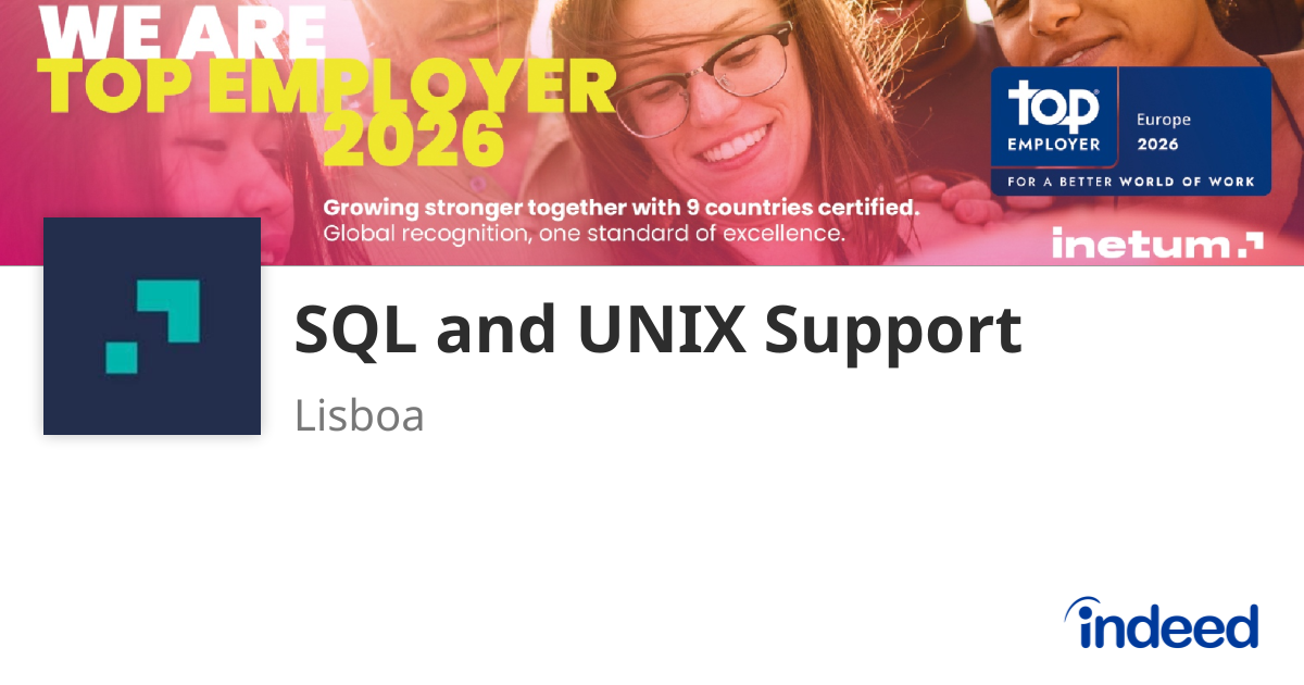 SQL and UNIX Support - Lisboa - Indeed.com