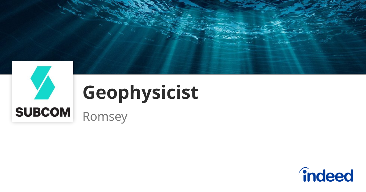 Geophysicist - Romsey SO51 0HR - Indeed.com